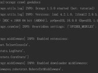 Scrapy css 语法|极客教程